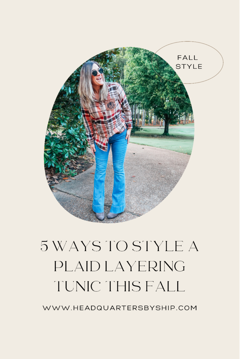 Five Ways to Wear a Plaid Top This Fall – Ship’s HQ